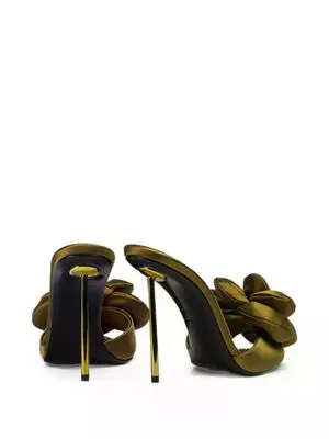 LE SILLA Bella Rose-detail Satin Sandals