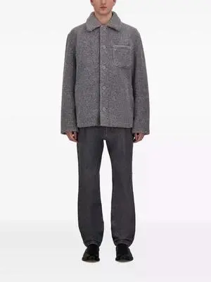 Herno Teddy-effect Melange Jacket