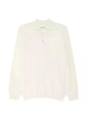 AMARANTO Quarter-zip Pocket Sweater