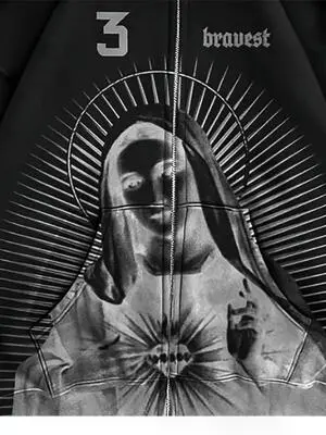 BRAVEST STUDIOS Mary Graphic-print Hoodie