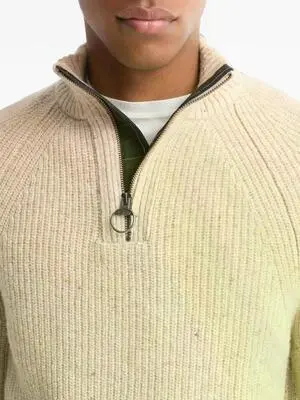 Barbour Essentials Fleck Half-zip Sweater