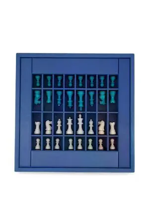 HECTOR SAXE Leather Limoges Chess Box