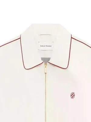 Drole De Monsieur Embroidered Cotton Blouson Jacket