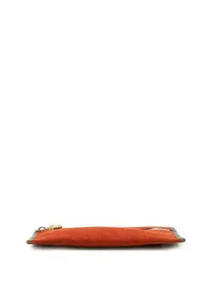 Gucci 2000-2015 Suede Rajah Pouch - Red