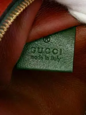 Gucci 2000-2015 Suede Rajah Pouch - Red