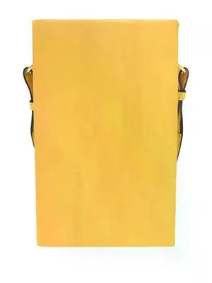 Fendi 2010-2026 Vitello Fluffy Logo Vertical Box Crossbody Bag