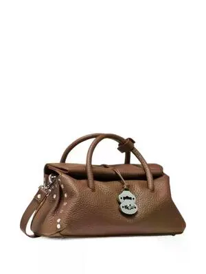 ZANELLATO Small Dotta Pebbled Leather Tote Bag