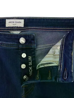 JACOB COHЁN Nick Logo-patch Slim-fit Jeans