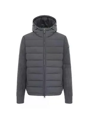 COLMAR Quilted Knit-sleeve Padded Jacket