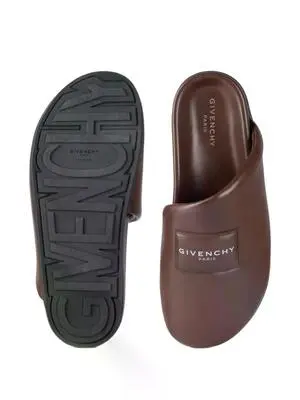 Givenchy Puffy Mules In Nappa Leather