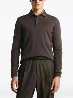 FAY Long-sleeve Polo Sweater