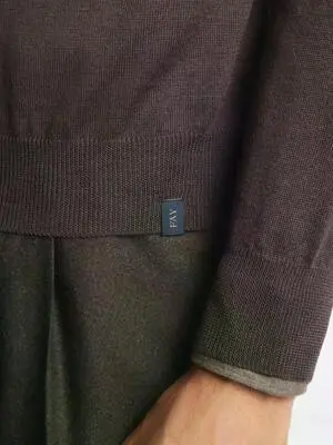 FAY Long-sleeve Polo Sweater