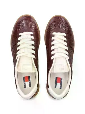 Tommy Hilfiger Croc-effect Low-top Sneakers