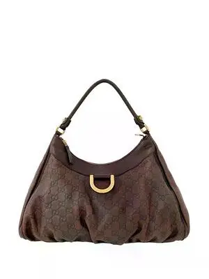 Gucci 2000-2015 Guccissima Abbey D Ring Shoulder Bag - Brown