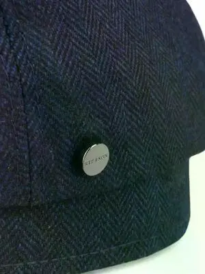 Stetson Herringbone Wool Flat Cap
