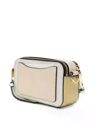 Marc Jacobs Snapshot Metallic Leather Camera Bag - Silver