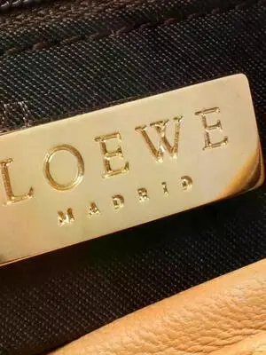 Loewe 20th Century Leather Anagram Handbag - Neutrals