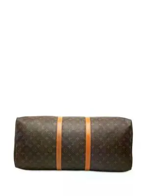 LOUIS VUITTON 1994 Monogram Keepall 60 Travel Bag - Brown