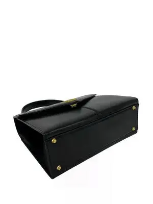 Saint Laurent 20th Century Leather Top Handle Handbag