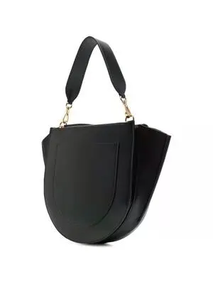 WANDLER Leather Shoulder Bag - Black
