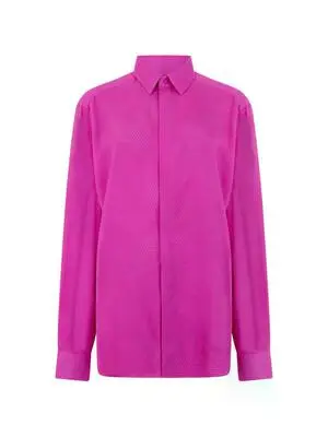 TOM FORD Perforated Long-sleeve Shirt - Pink