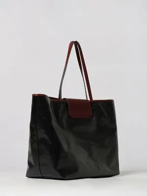 Versace Vivian Waxed Cotton And Leather Tote Bag With Medusa Logo