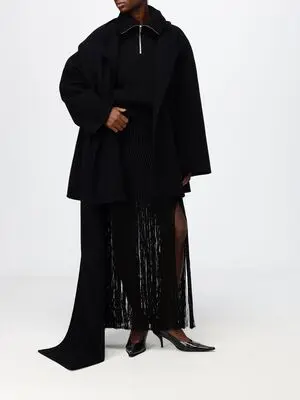 Alaïa Cashmere Turtleneck Sweater With Half-zip And Relaxed Fit