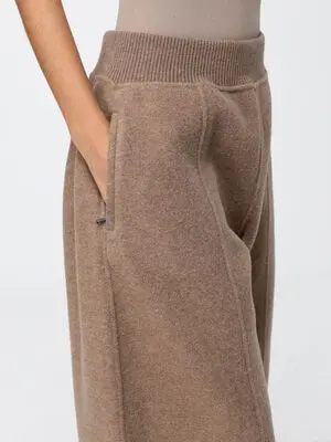 Max Mara Wide-leg Knit Pants In Wool And Cashmere