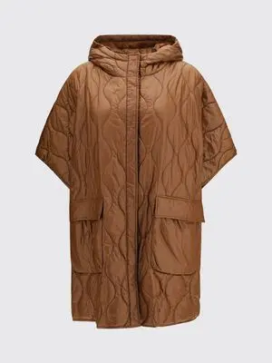 Woolrich Short-sleeved Hooded Knee-length Puffer Coat In Recycled Nylon