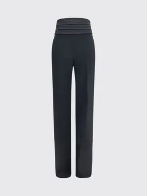 Ermanno Scervino High-waisted Slim Fit Cady Tuxedo Pants