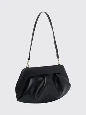 THEMOIRE Bios Clutch In Recycled Vegan Leather With Removable Handle