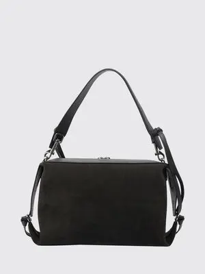 Yuzefi Bento Grained Calfskin Leather Shoulder Bag With Strap - Brown