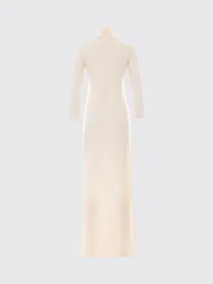 Elisabetta Franchi Long-sleeved Turtleneck Top In Jersey With An Asymmetric Hem