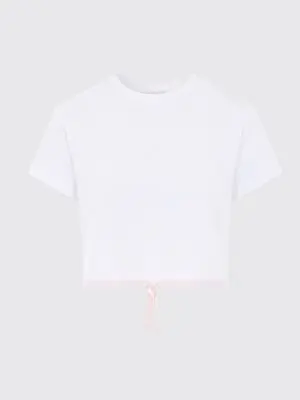 Repetto Stretch Cotton T-shirt With Bow Appliqué And Embroidery - White