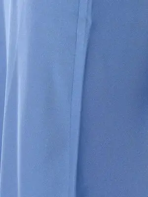 ANINE BING High-waisted Midi Skirt In Pure Silk With Elasticated Waist