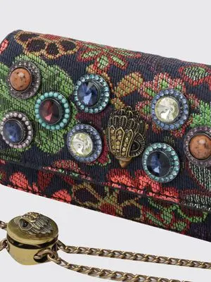 Kurt Geiger Shoreditch Mini Bag With Floral Embroidery And Rhinestones