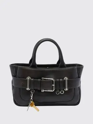 OSOI Brocle Smooth Leather Handbag With Buckle Detail And Removable Strap - Brown