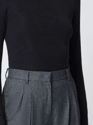 RÓHE Slim Fit Crew-neck Sweater In Pure Wool With Long Sleeves