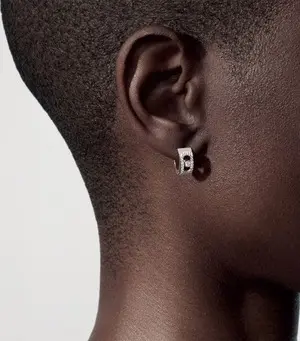 Messika Move Noa White Gold And Diamond Hoop Earrings