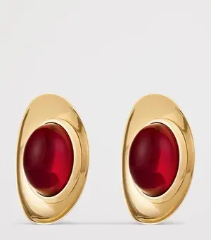 Givenchy Sculpted Gem Earrings