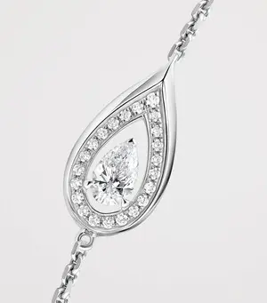 Messika Fiery White Gold And Diamond Chain Bracelet