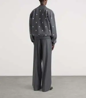 Givenchy Wool Embroidered Bomber Jacket