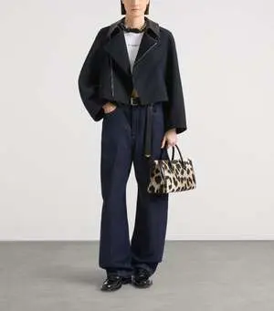 Givenchy Cotton-wool Cropped Jacket
