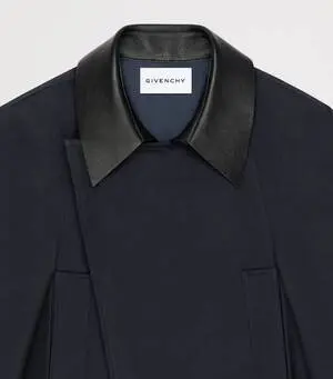 Givenchy Cotton-wool Cropped Jacket
