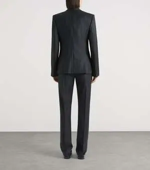 Givenchy Wool Stripe Straight Trousers