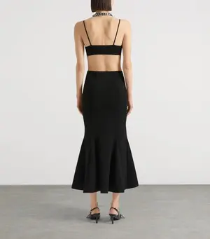 Givenchy Cut-out Kick-back Maxi Dress