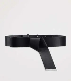 Givenchy Leather Windsor Knot Belt