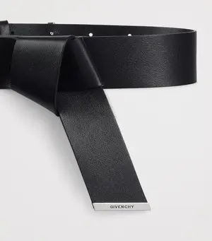 Givenchy Leather Windsor Knot Belt