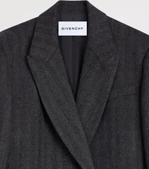 Givenchy Wool Longline Coat