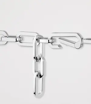 Messika Move Link White Gold And Diamond Multi-row Choker Necklace